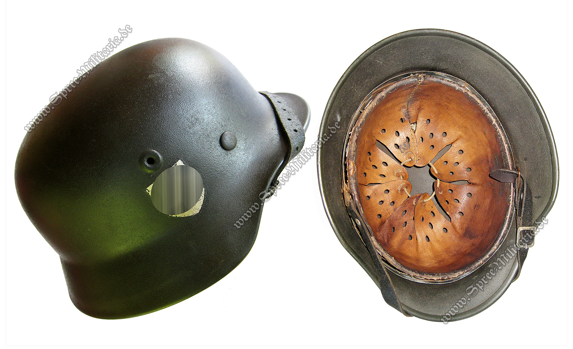 W-SS Stahlhelm M40 "Q66" | Stahlhelme & Kopfbedeckungen | spree ...